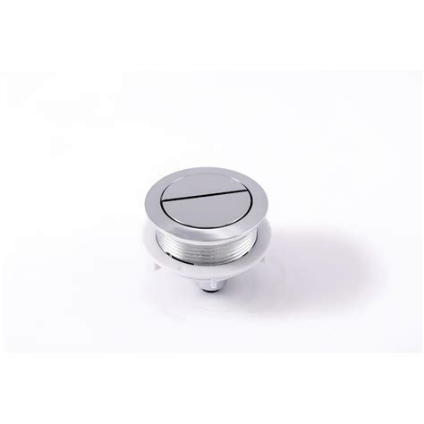 Thin Cistern Button Chrome Round Suits 48mm Hole Suits Casey Monash