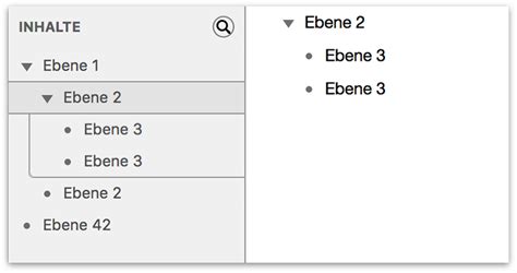 OmniOutliner 4 5 3 für Mac Benutzerhandbuch Verwenden der Seitenleiste