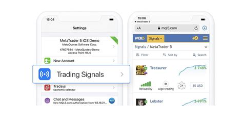 Mt5 Mobile Terminals Now Allow Subscription To Trading Signals Fx