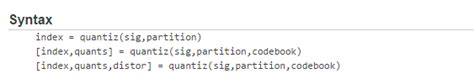 Matlab量化函数quantiz解析 Csdn博客