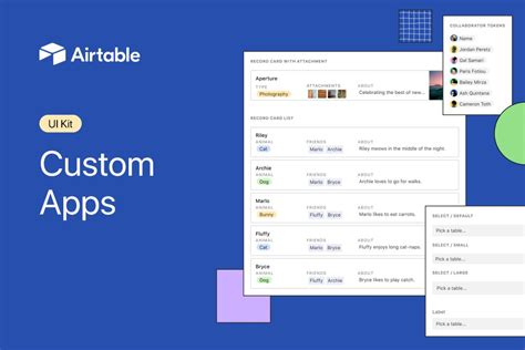 Airtable Apps UI Kit Design System Figma Ui4free