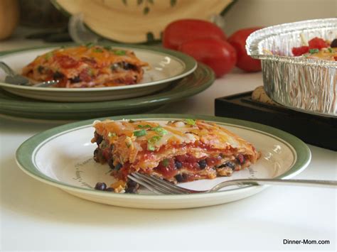 Stacked Burrito Pie Perfect For Cinco De Mayo Celebration Peach
