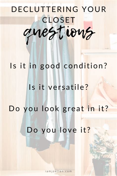 4 Questions To Ask Yourself When Decluttering Your Closet Illuminate