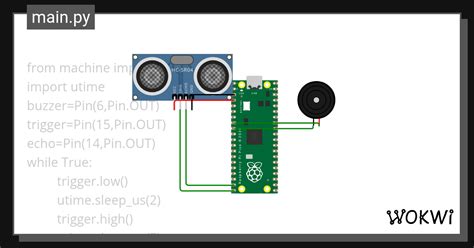 Ultrasonic With Buzzer Wokwi Wokwi Esp32 Stm32 Arduino Simulator