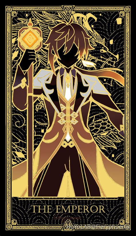 Tarot Cards Zhongli Genshin Impact Hoyolab