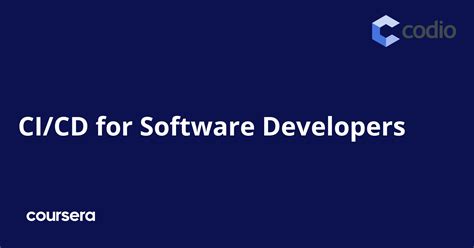 Cicd For Software Developers Coursera