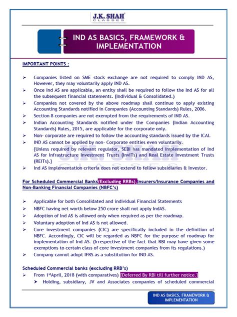 Ind As Basics Framework And Implementation Pdf Equity Finance Expense
