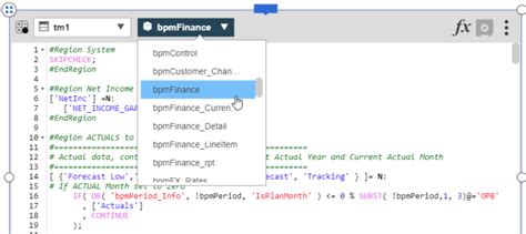 Ibm Planning Analytics Tips Planning Analytics Workspace Rule Editor