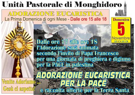 Adorazione Eucaristica Per La Pace Zona Pastorale Loiano E Monghidoro