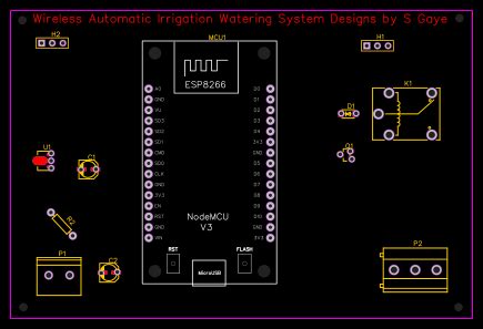 WIRELESS AUTOMATIC IRRIGATION WATERING SYSTEM Platform For Creating And Sharing Projects OSHWLab