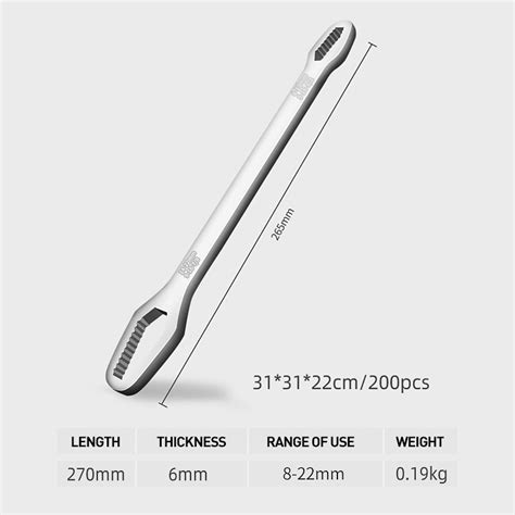 Akz Multifunctional Torx Wrench Self Tightening 5mm Thick Universal