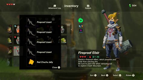 Zelda Breath Of The Wild Recipes For Extra Stamina Infoupdate Org