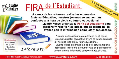 Quatre Fulles FERIA DEL ESTUDIANTE
