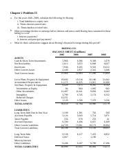 Demo Problem 2 15 Excel Template 1 Xlsx Chapter 2 Problem 15 A For