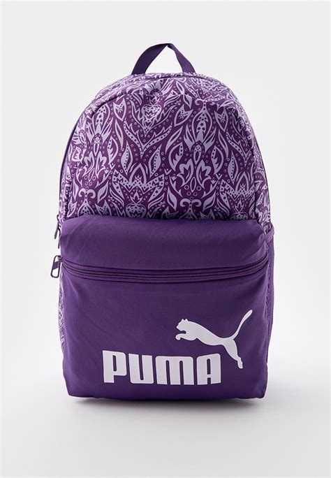 Рюкзак PUMA PUMA Phase AOP Backpack Purple Pop-Orien, цвет: фуксия ...