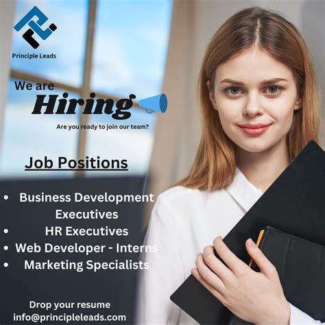 Principle Leads Solutions On Linkedin Bde Bdeopenings Hrexecutive