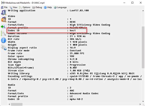 Hevc Encoding For Macos Recognition Medialooks Help Center