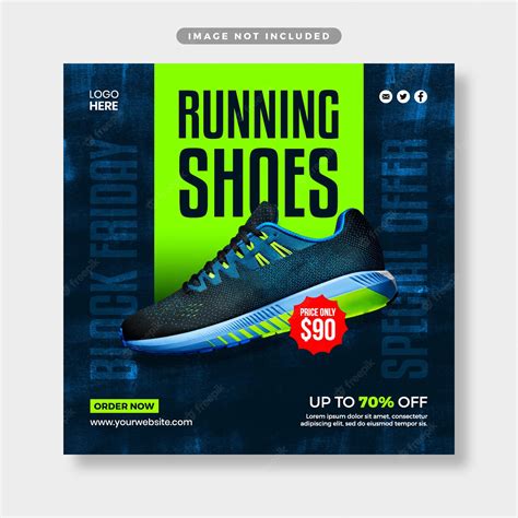 Premium Psd Black Friday Shoe Sale Promotion Instagram Social Media