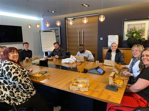 After A Hectic And Productive Week The Staff Were Treated To Fish