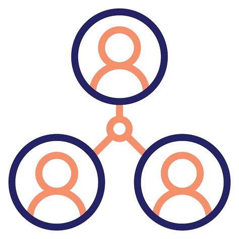 Ilustración Del Icono Vectorial De Marketing Viral Del Conjunto De