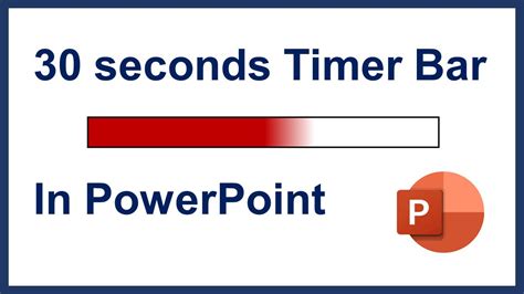 How To Add A 30 Seconds Timer Bar In PowerPoint PowerPoint Tutorials