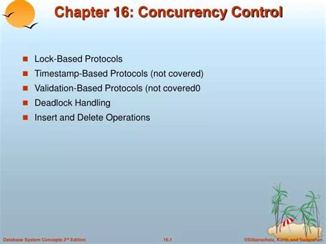 Ppt Chapter Concurrency Control Powerpoint Presentation Free