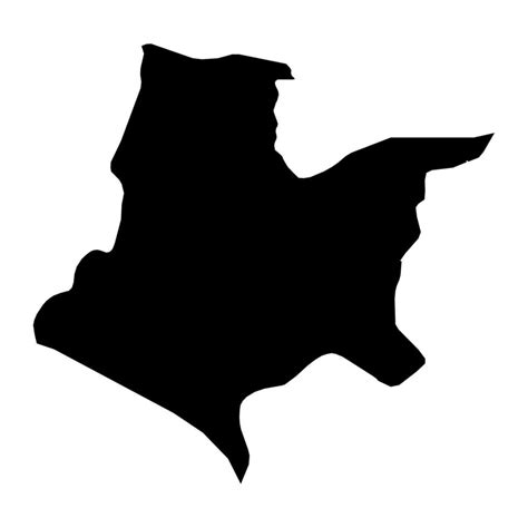 Bomi Map Administrative Division Of Liberia Vector Illustration