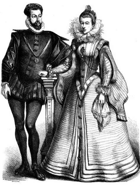 История костюма в иллюстрациях 16 век Англия Франция Италия Испания Польша