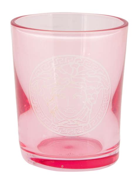 Rosenthal Meets Versace Meets Versace Medusa Red Crystal Tumbler Red