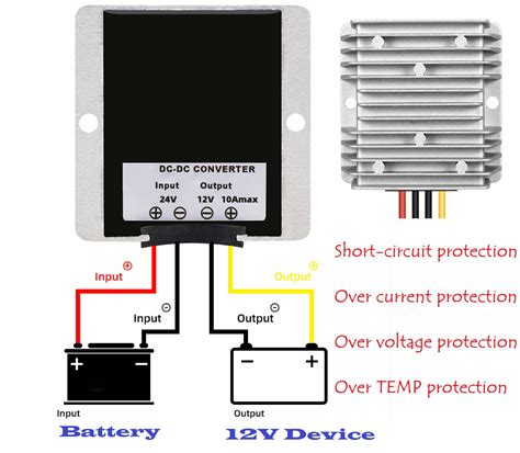 Dc Dc Omformer Regulator Redusering 24v Trinn Ne Grandado