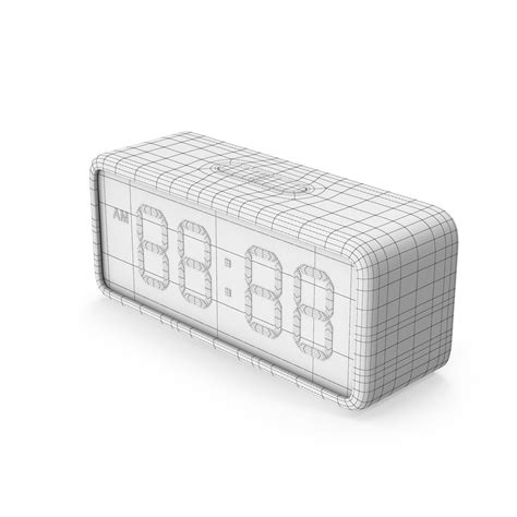 Electric Alarm Clock D Model Turbosquid