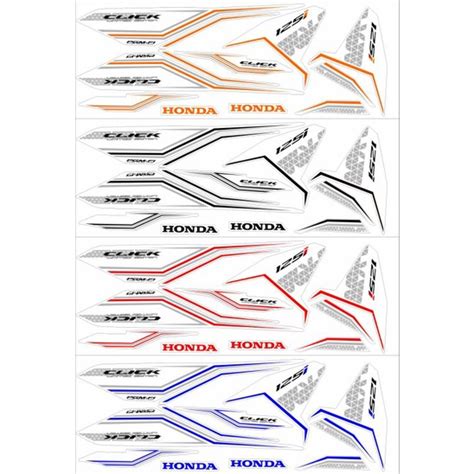 Jual Striping Sticker Vario Led Old 125 150 List Simple Transparan
