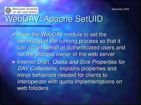 Ppt Siguccs ‘03 Paper 62 Webdav What It Is What It Does Why You Need It Powerpoint