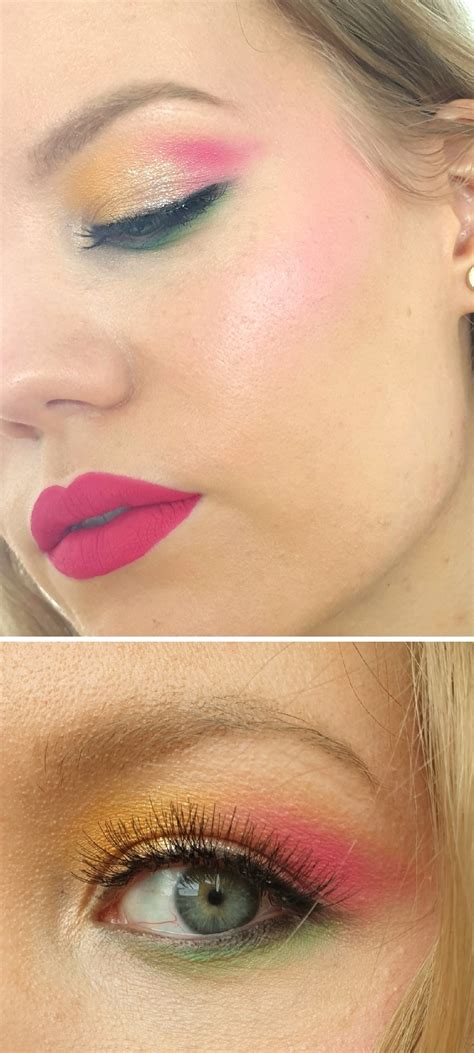 Colorful 1st Of May Celebration Makeup Charlotta Eve