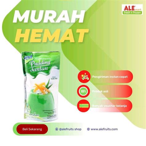 Jual Nutrijell Pudding Susu Rasa Pandan Nutrijell Pudding Susu 130gr