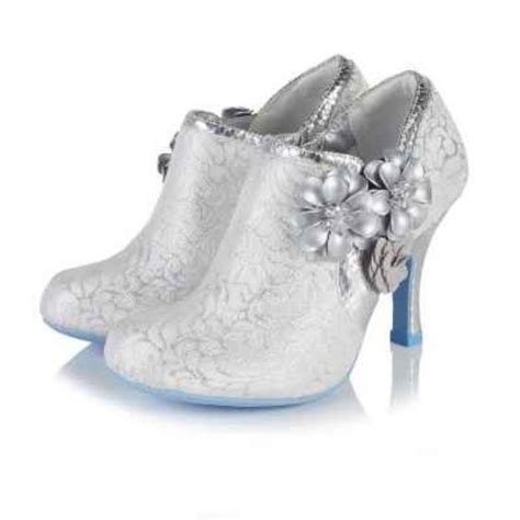 Ruby Shoo Electra White Silver Shoe Boot Beryls Shoes