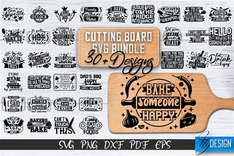 Cutting Board Svg Bundle Kitchen Design Svg Funny Quotes 1880273