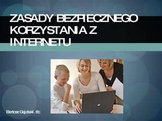 Zasady Bezpiecznego Internetu PPT
