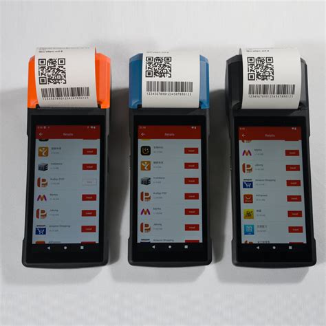 Wireless Portable Smart Touch Screen Handheld Android 13 0 Pos Machine With Thermal Receipt