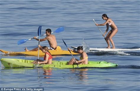 Novak Djokovic Shirtless As He Relaxes In Marbella 1 Week Before