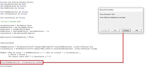 Afficher La Ligne Et La Colonne Correspondant à Deux Variables Macros Et Vba Excel