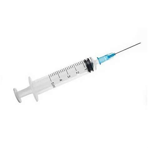 Plastic 5 Ml Injection Syringe For Hospitalclinical At ₹ 4piece In