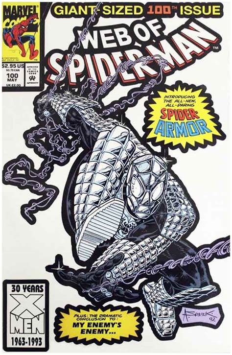 Error Comics Web Of Spider Man 100 Foil Error