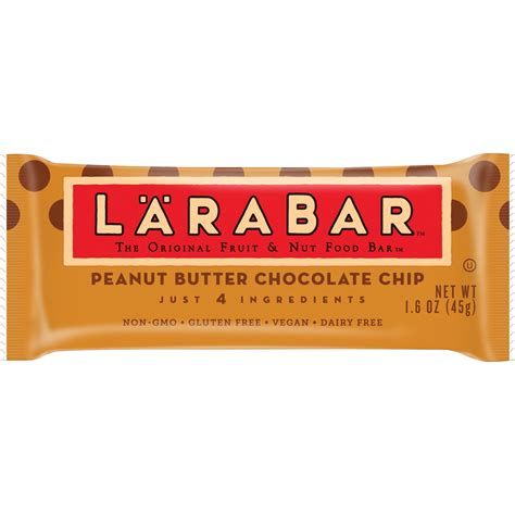 Larabar Gluten Free Peanut Butter Chocolate Chip Fruit Nut Bars OZ Walmart