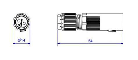 Adels Contact Rundstecker AC 167 RST 2