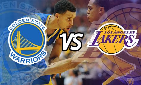 Nba Golden State Warriors Vs Los Angeles Lakers