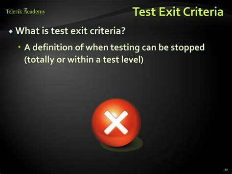 Testing Exit Criteria Example At Caitlin Shaeffer Blog