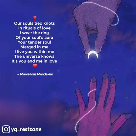 ️ Our Souls Tied Knots Quotes And Writings By Mandakini Yourquote