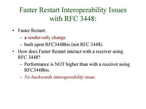 Faster Restart For Tcp Friendly Rate Control Tfrc Ppt Download