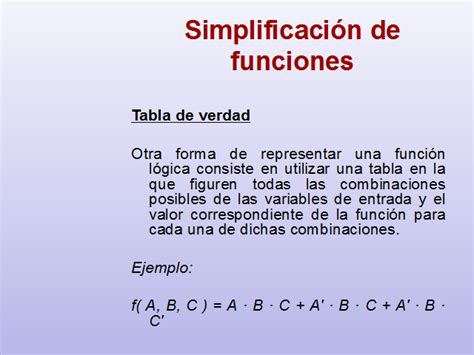 Funciones Lógicas Y Simplificación De Funciones Página 2